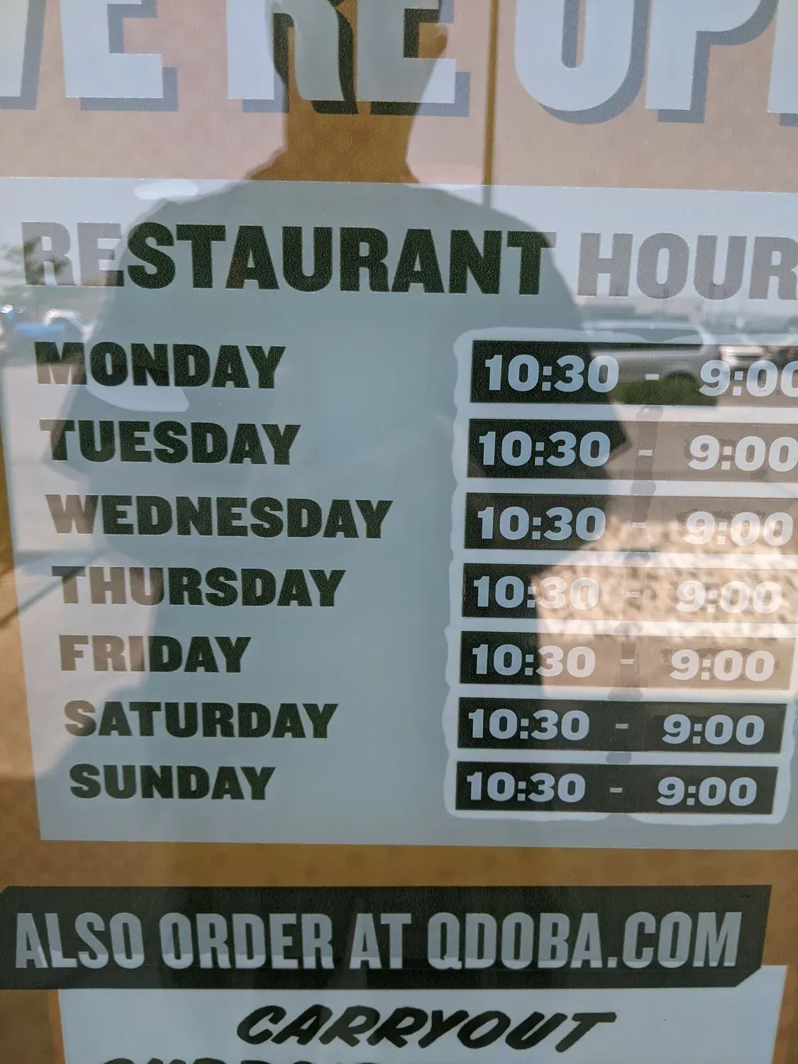 QDOBA Mexican Eats Menu - Updated October 2025