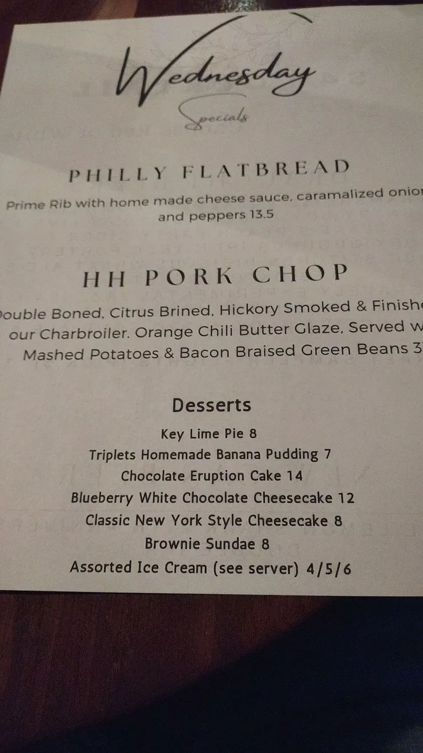 Harper House Restaurant Menu - Updated October 2025