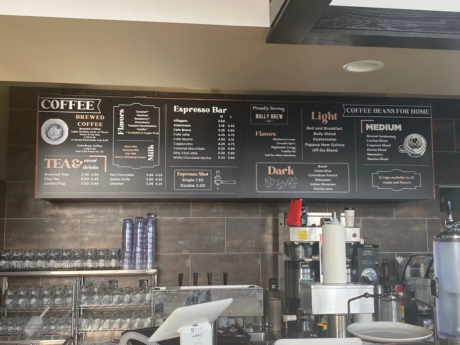 Board Room Coffee & Taphouse Menu - Updated October 2025