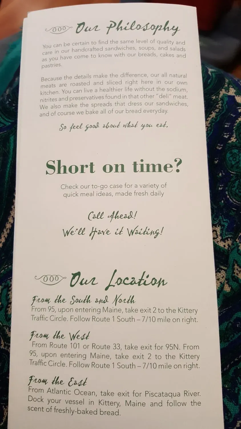 Beach Pea Baking Co Menu - Updated October 2025