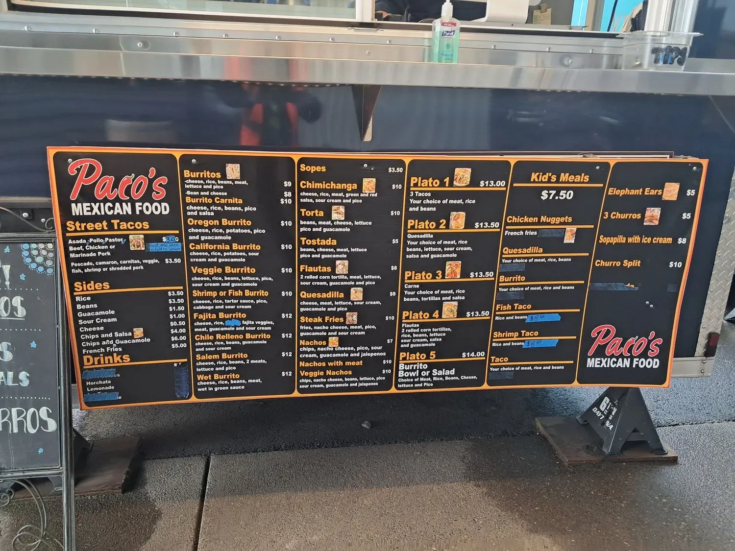 The Yard Food Park Menu - Updated October 2025