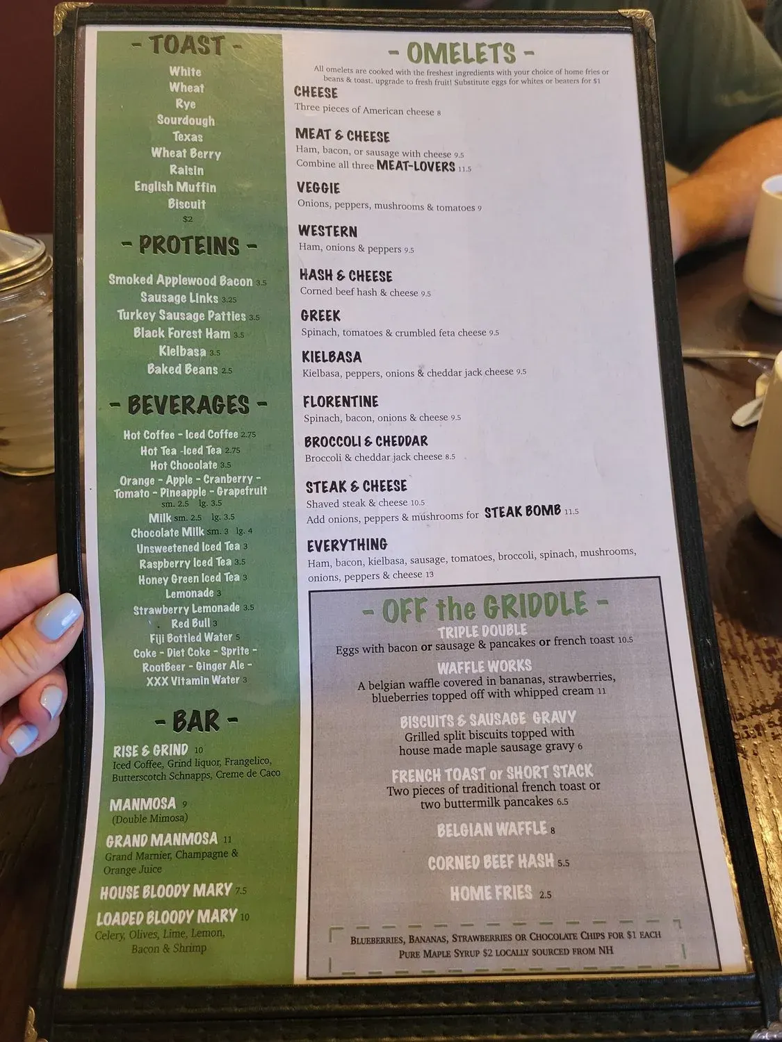North Side Grille Menu - Updated October 2025