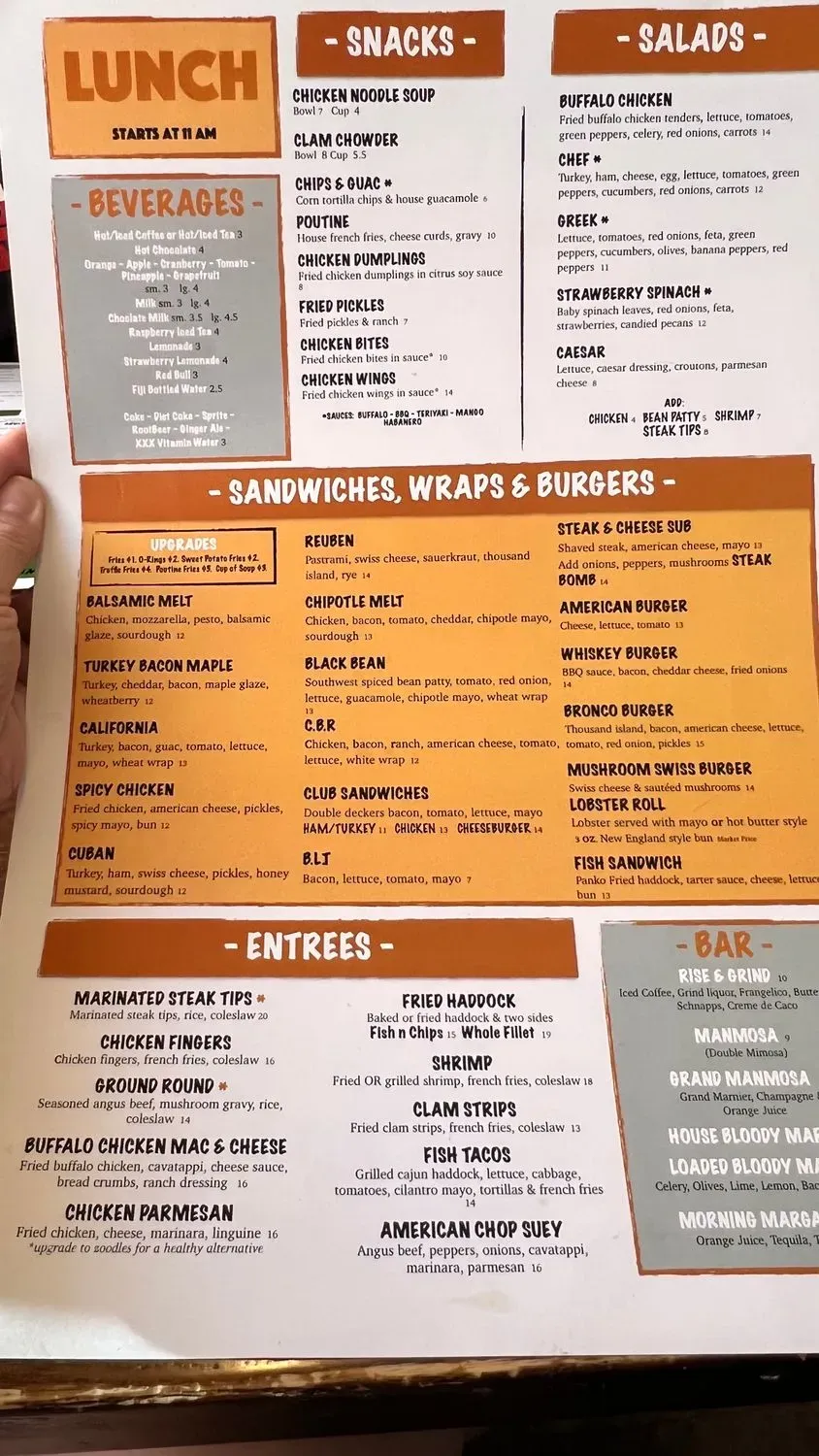 North Side Grille Menu - Updated October 2025