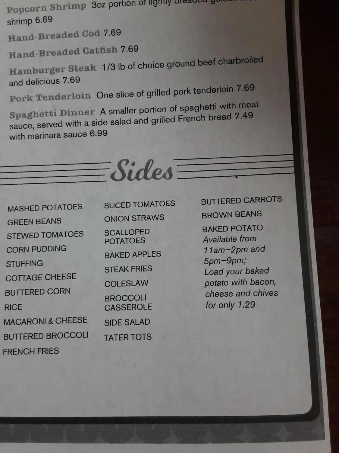 Jerry's Restaurant Menu - Updated October 2025