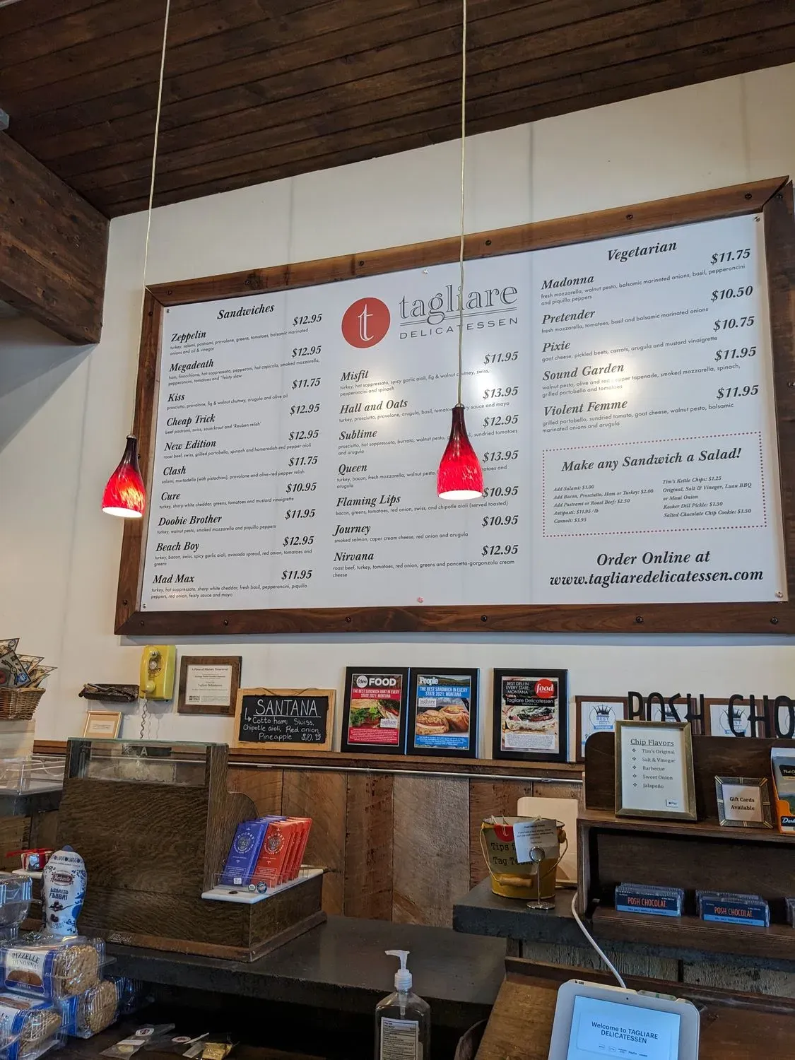 Tagliare Delicatessen Menu - Updated October 2025