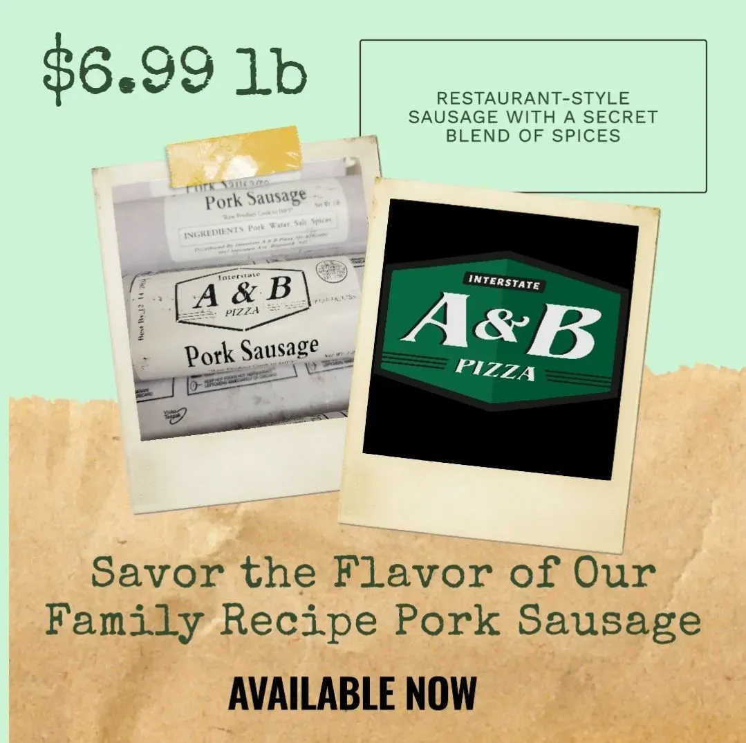 A & B Pizza Menu - Updated October 2025