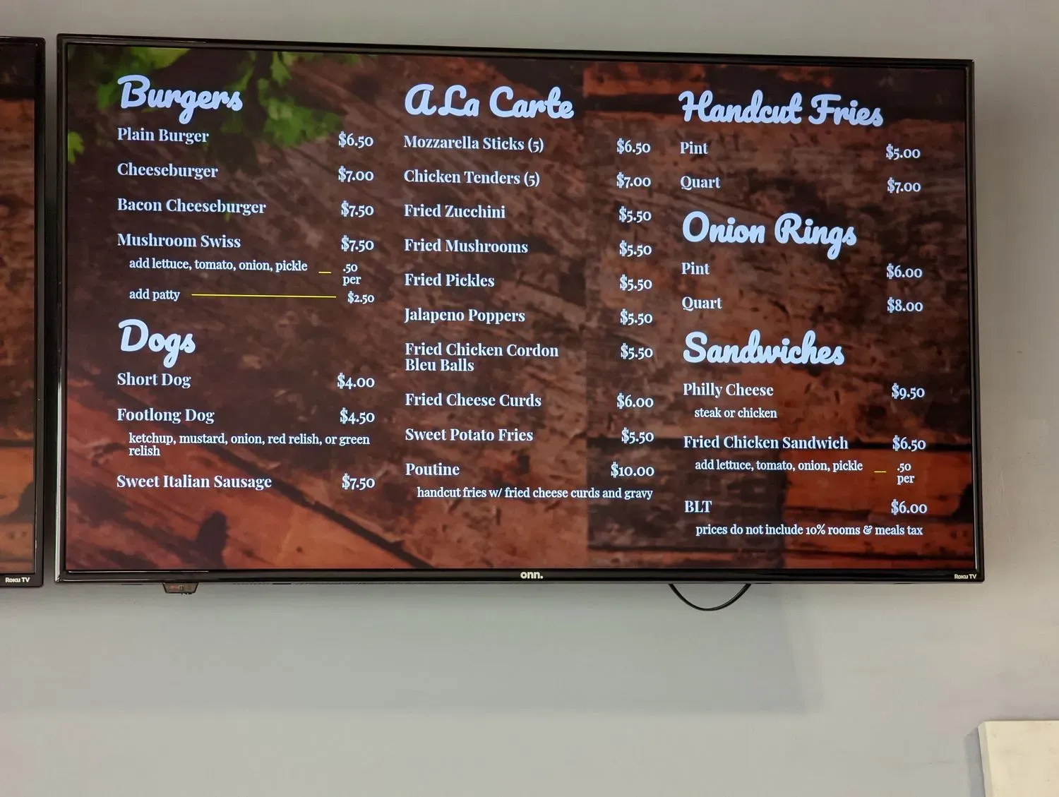 The Maple Angus Menu - Updated October 2025