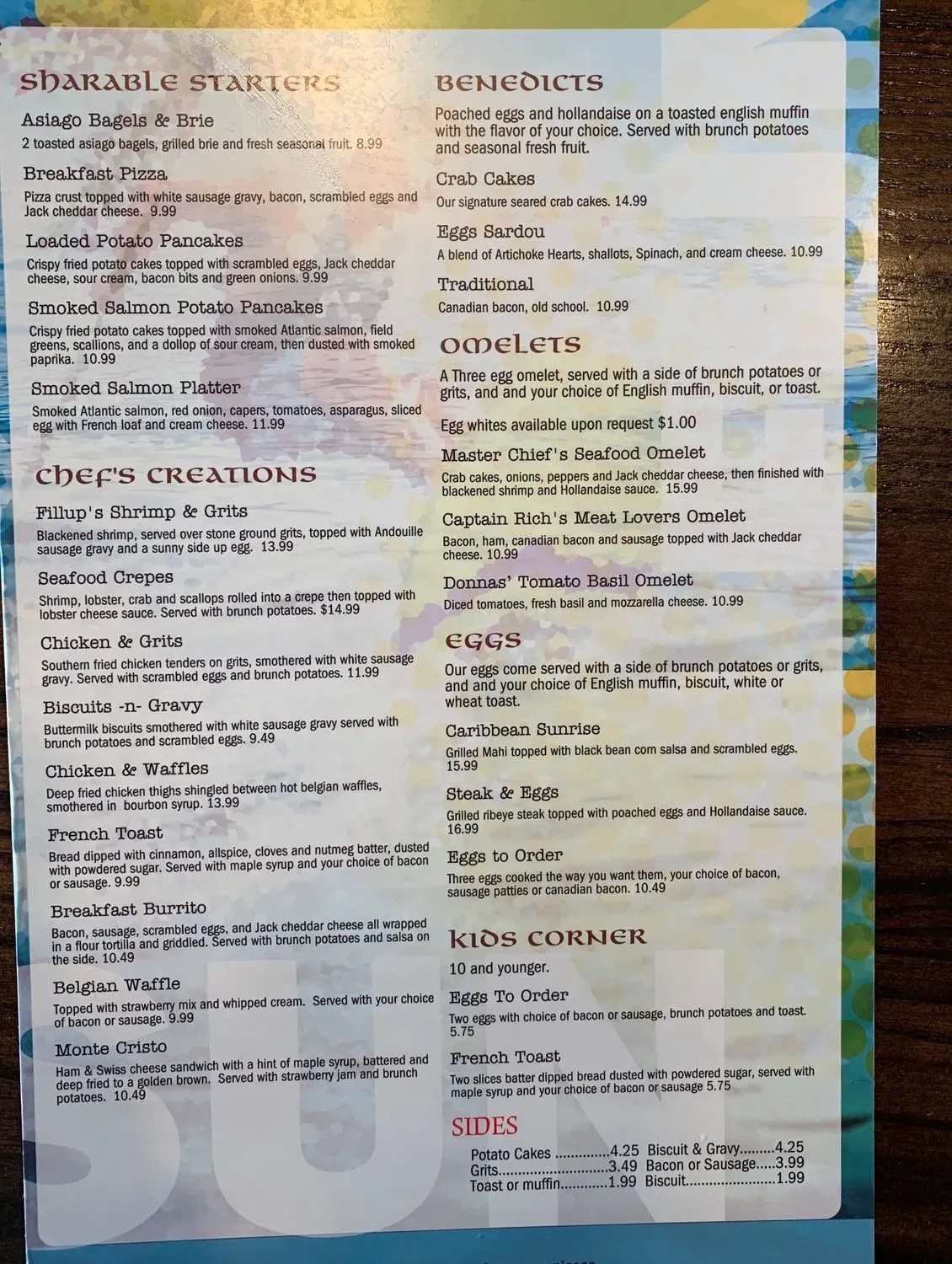 Fishlips Waterfront Bar & Grill Menu - Updated October 2025
