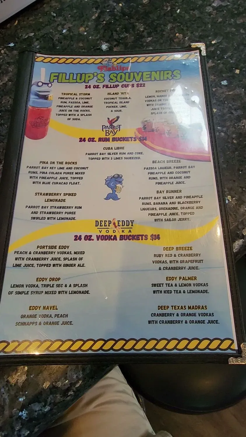 Fishlips Waterfront Bar & Grill Menu - Updated October 2025