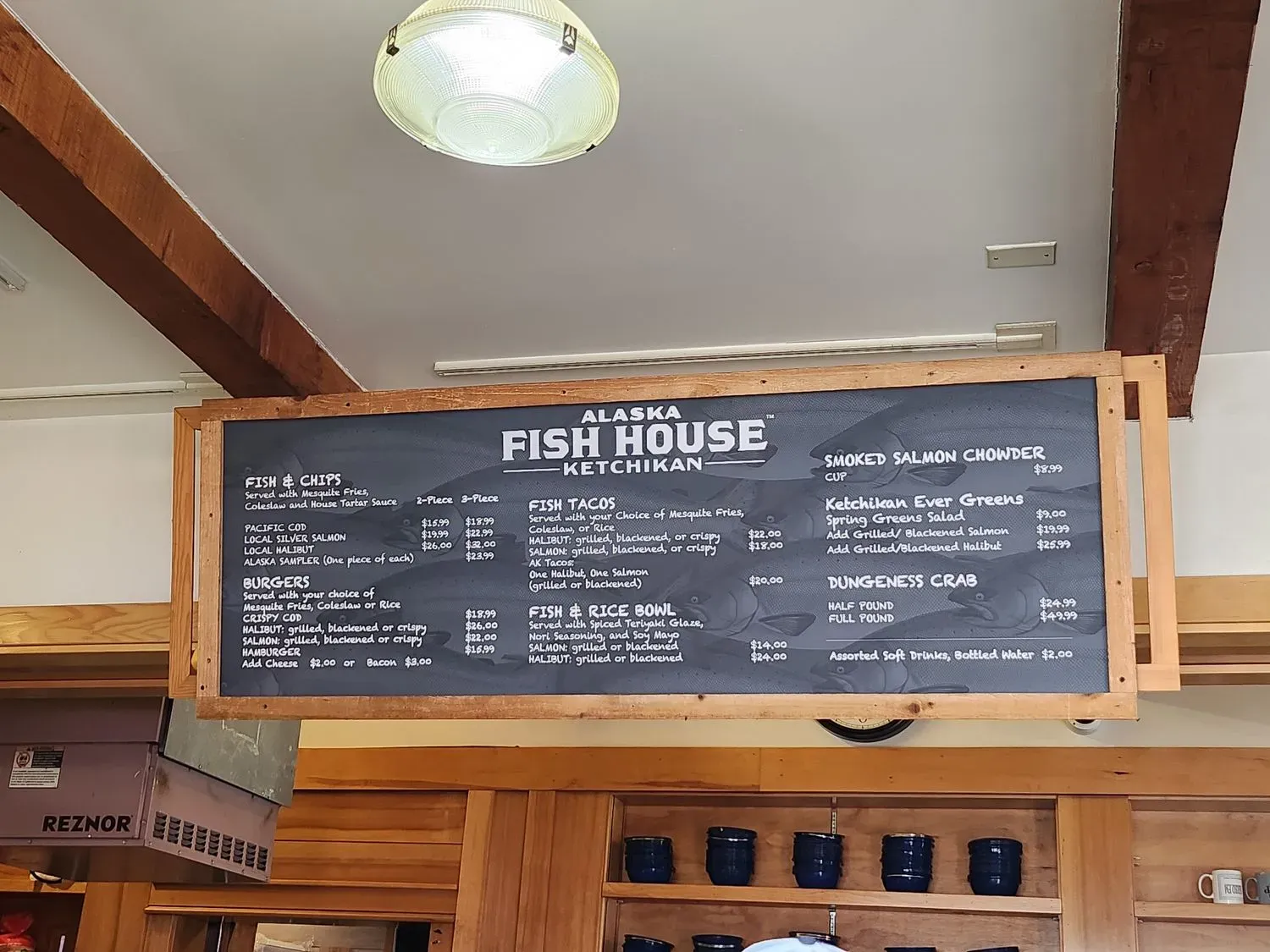 The Alaska Fish House Menu - Updated October 2025