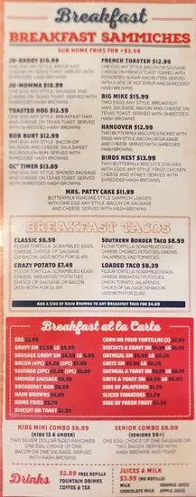 Blue Mound Cafe - Rufe Snow Menu | North Richland Hills, TX | Checkle