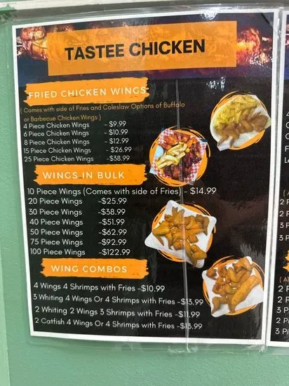 Tastee chicken Menu | Bryans Road, MD | Checkle