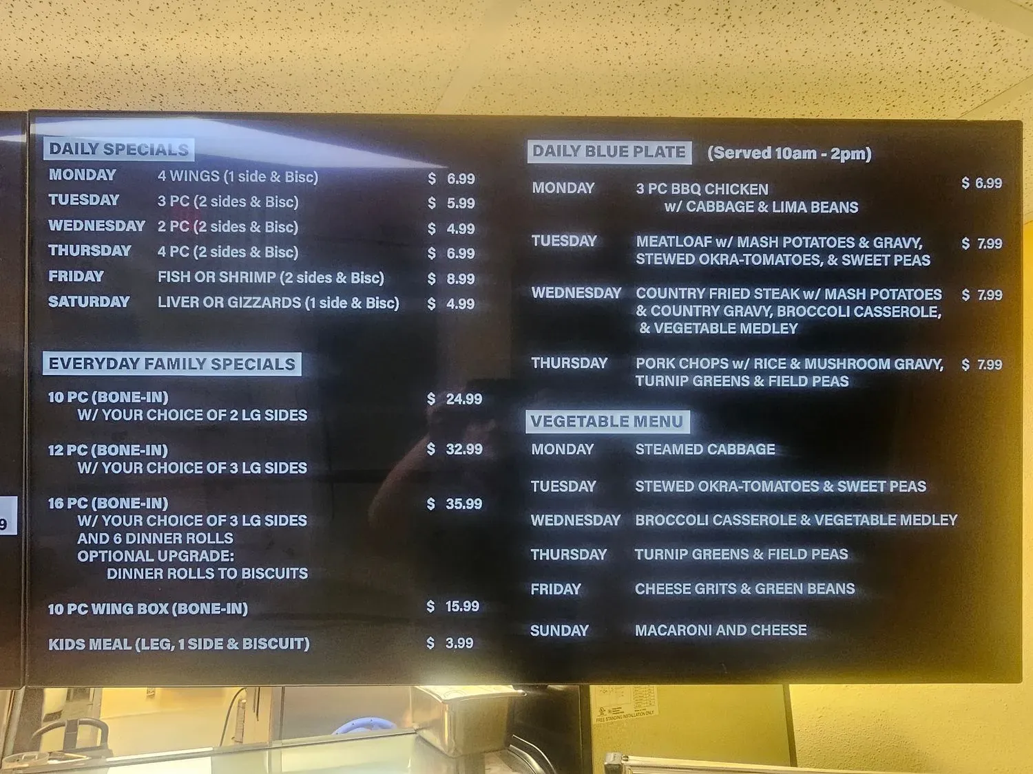 Danny's Fried Chicken Menu - Updated October 2025