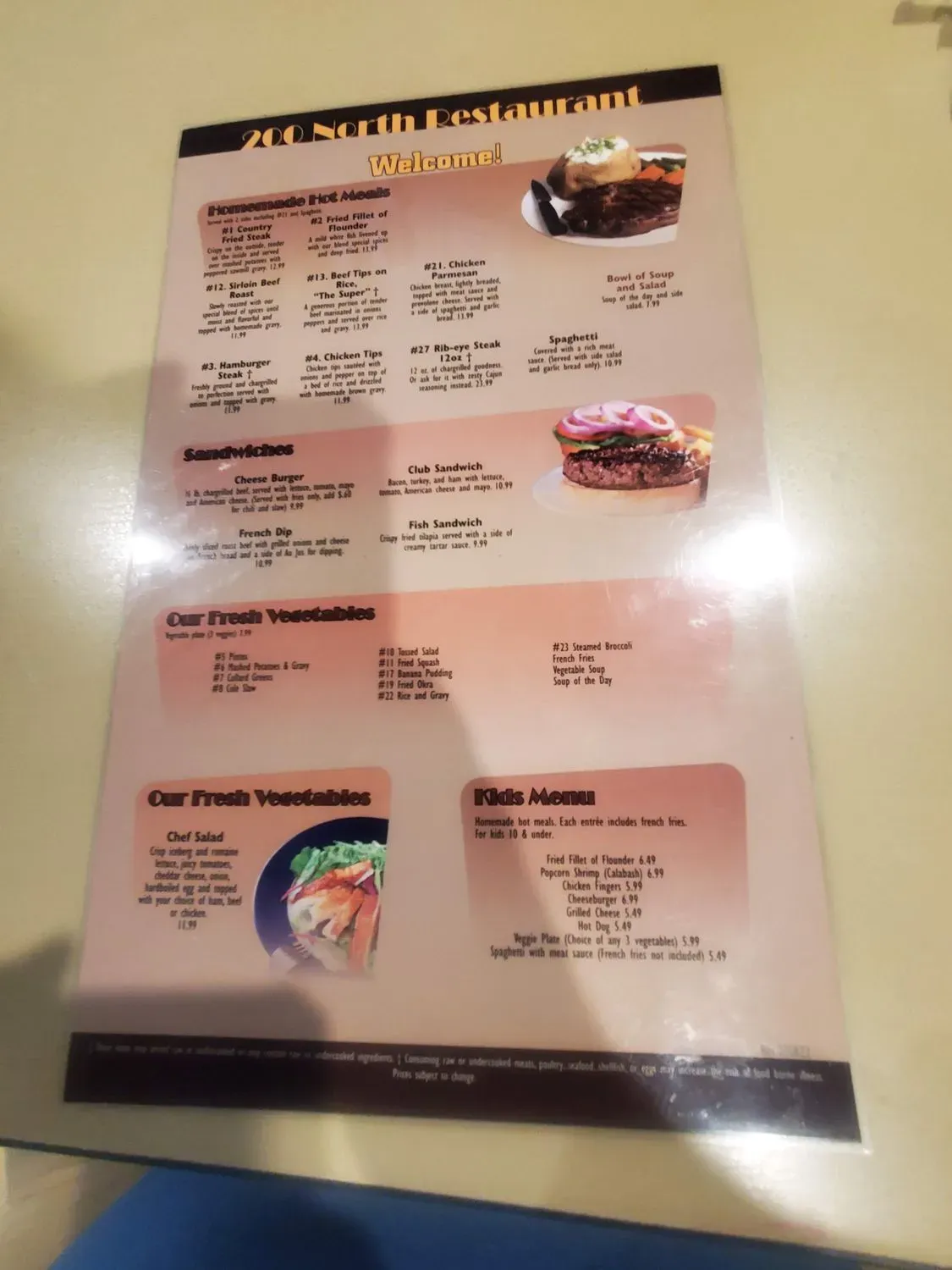 200 North Family Restaurant Menu - Updated October 2025