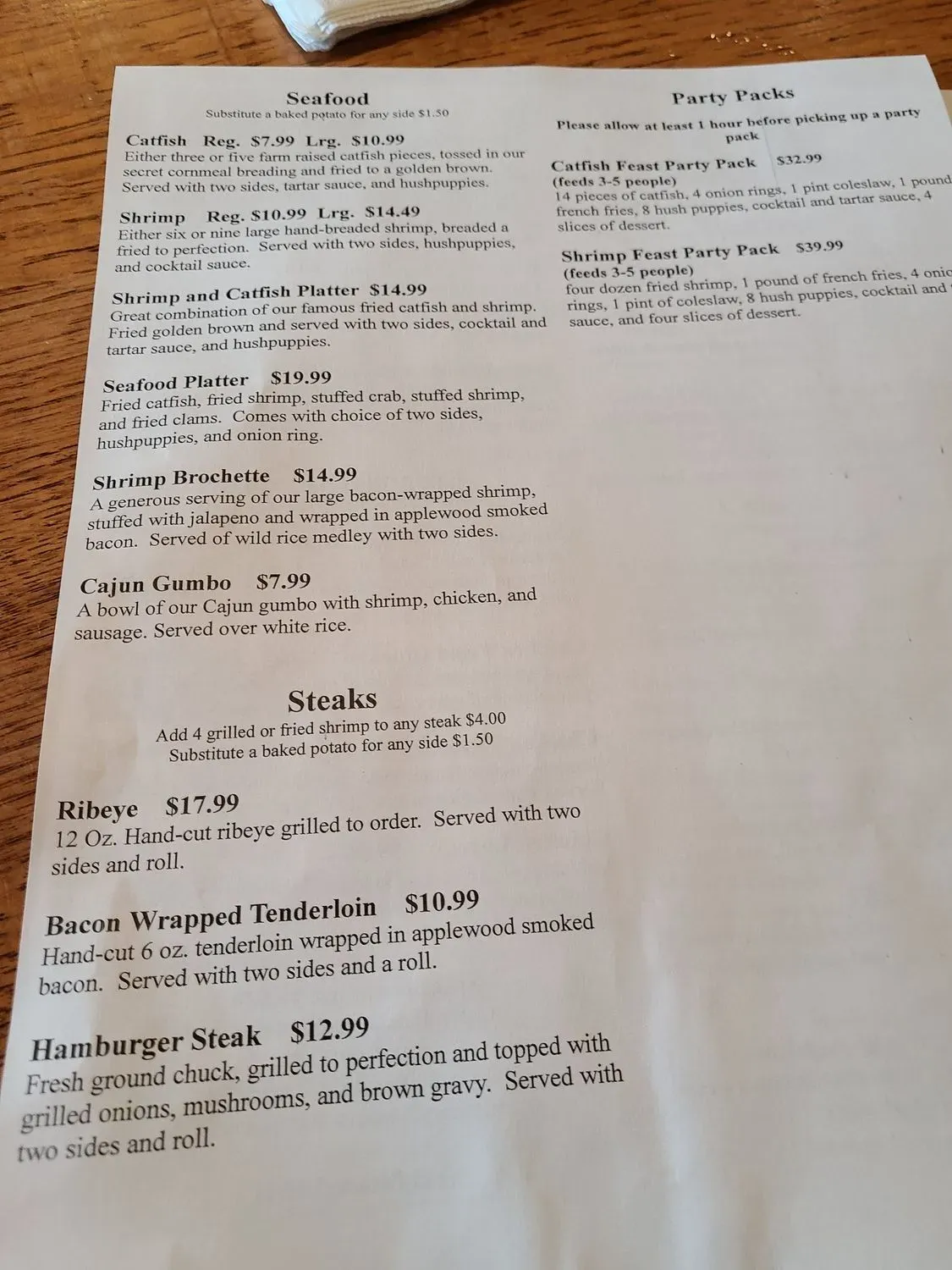 Cedar Tree Restaurant Menu - Updated October 2025