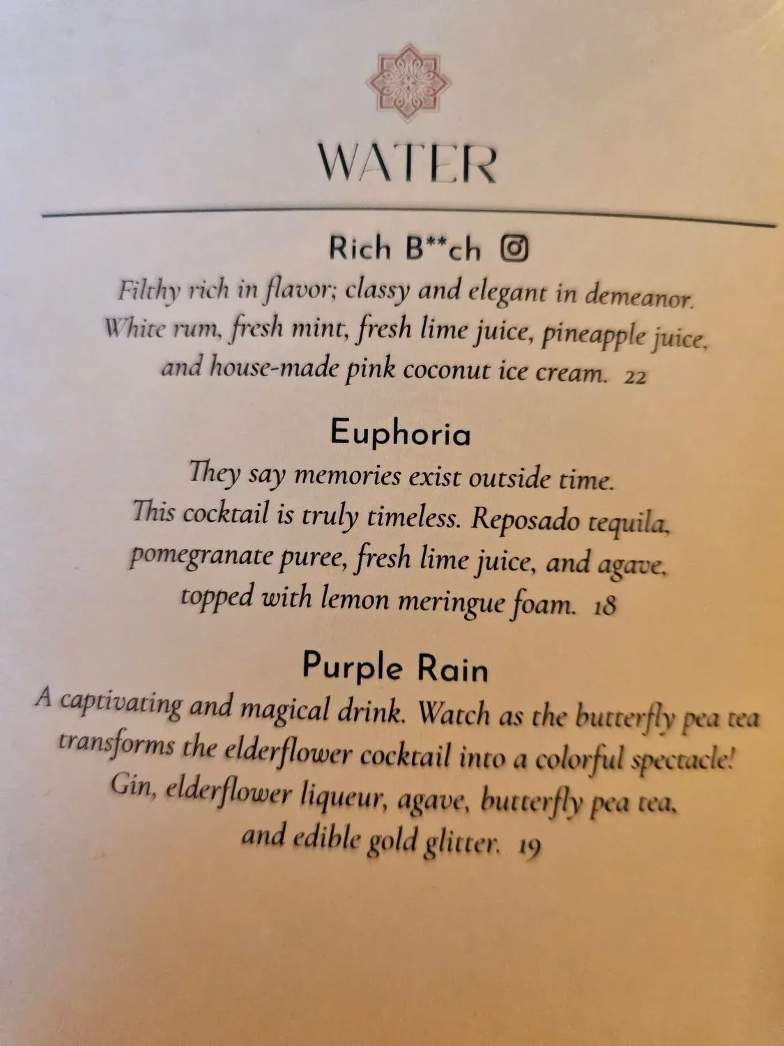 DIOSA Downey Menu - Updated October 2025