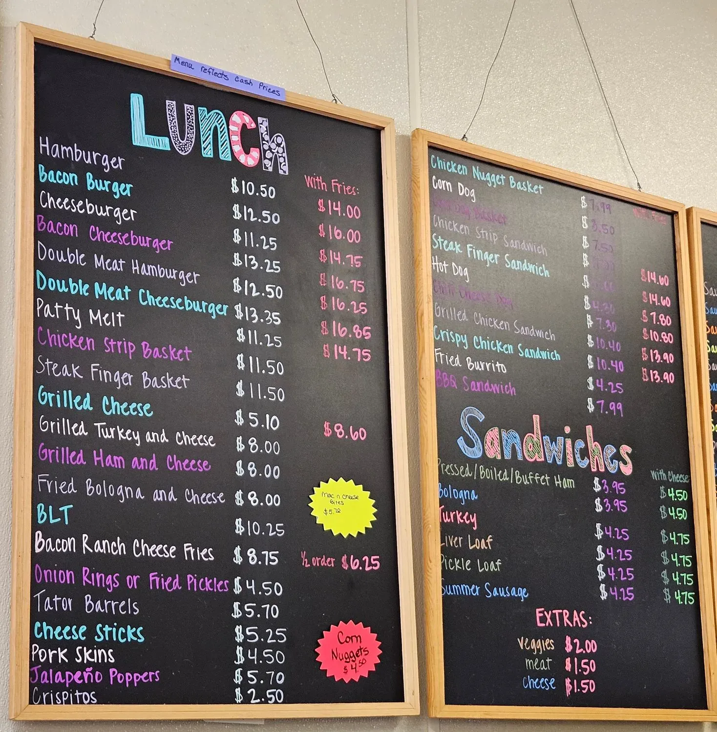 Colony General Store Menu - Updated October 2025