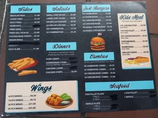 Jack’s Diner Menu | Coldwater, MS | Checkle