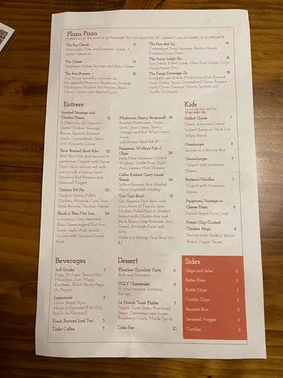 Iron Range Eatery Menu | Crosby, MN | Checkle