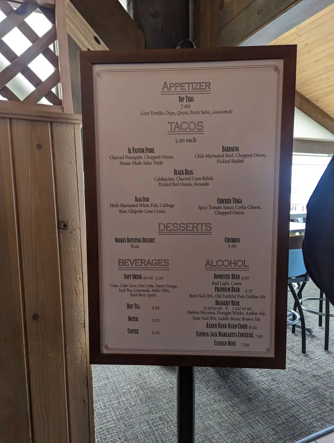 Grant Village Lake House Restaurant Menu - Updated October 2025