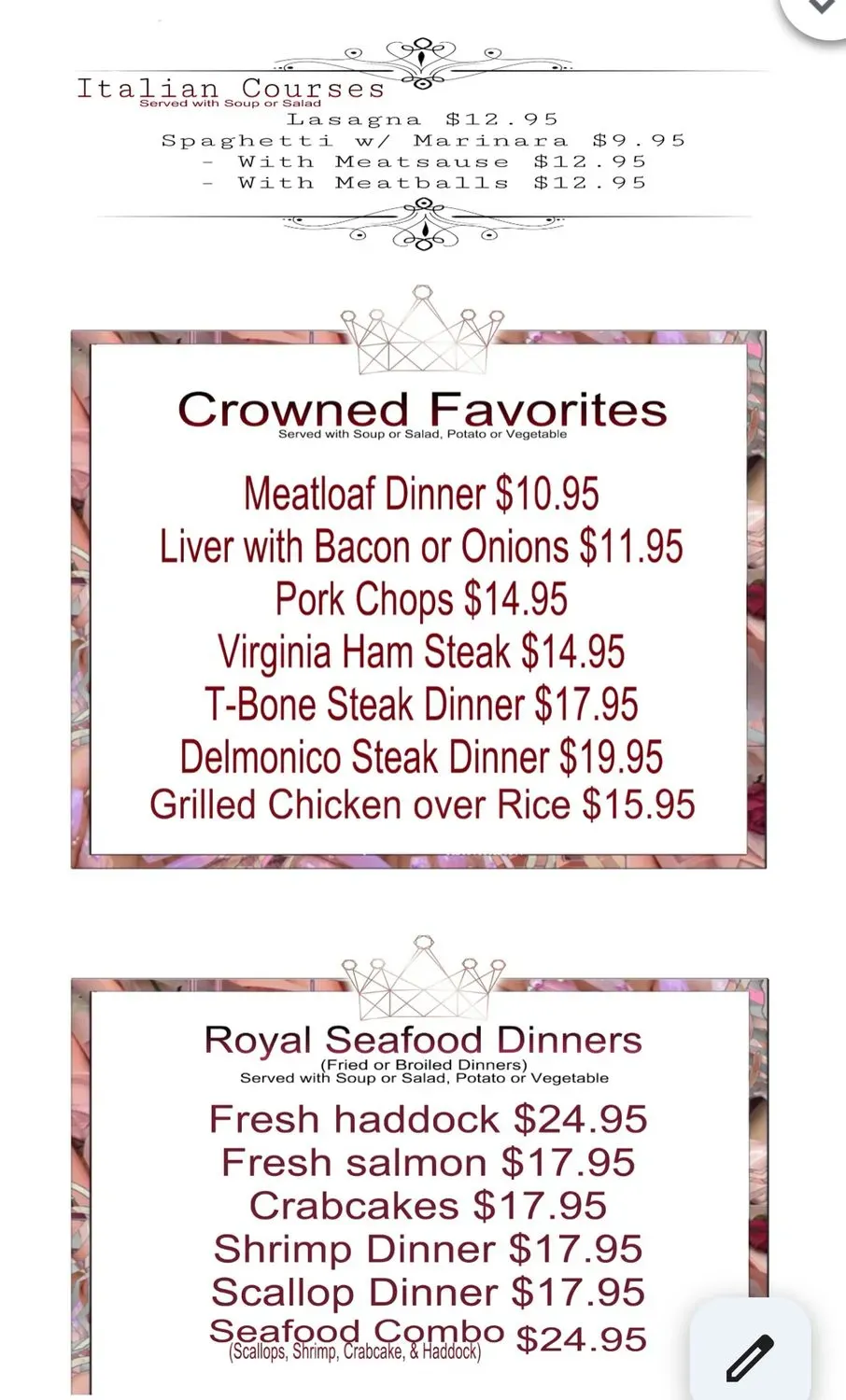 Queen City Diner Menu | Endicott, NY | Checkle