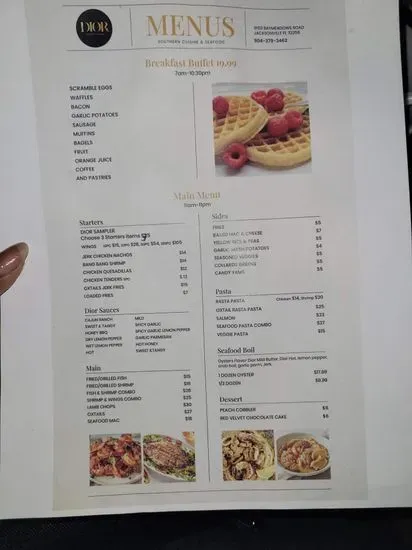 Rio Restaurant & Lounge Menu | Jacksonville, FL | Checkle