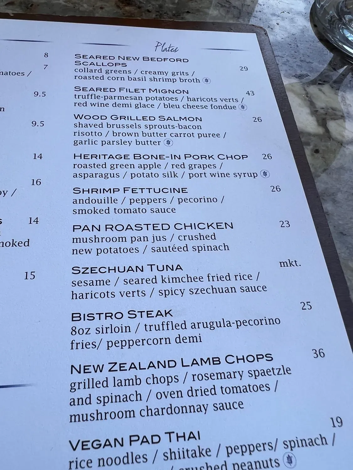 Marker 32 Menu - Updated October 2025