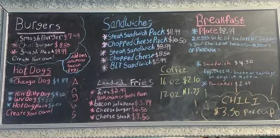 BOBS American Store & Cafe Menu | Shady Spring, WV | Checkle