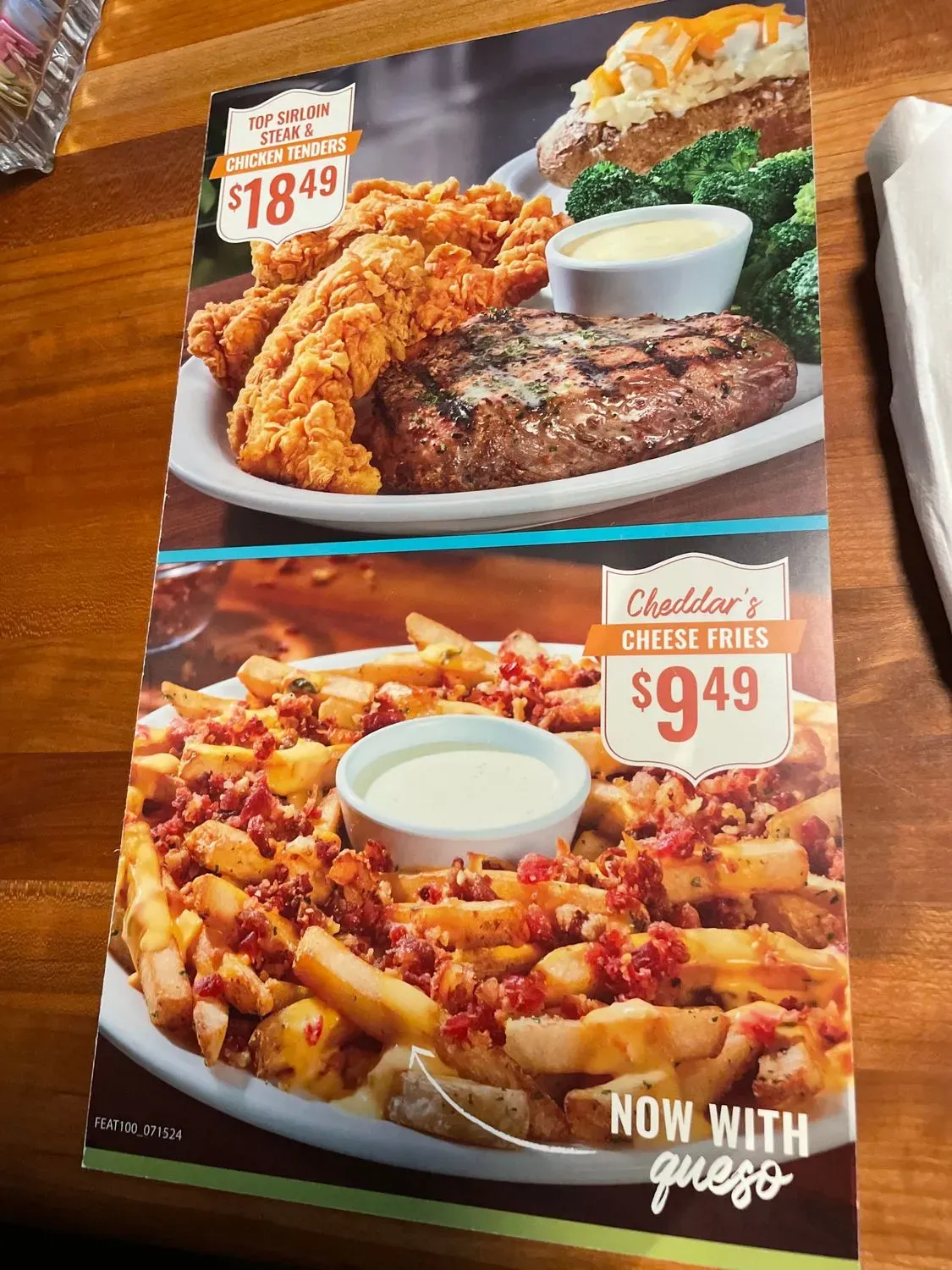 Cheddar's Scratch Kitchen Menu | Morristown, TN | Checkle