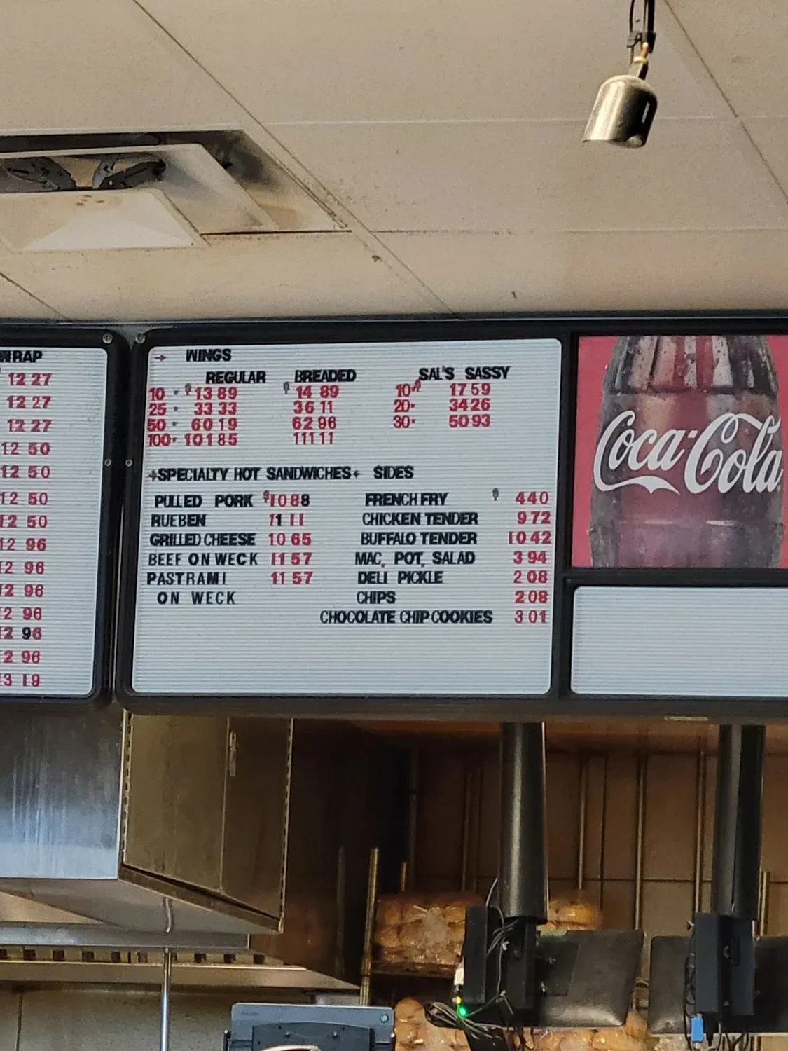 Oswego Sub Shop Menu - Updated October 2025