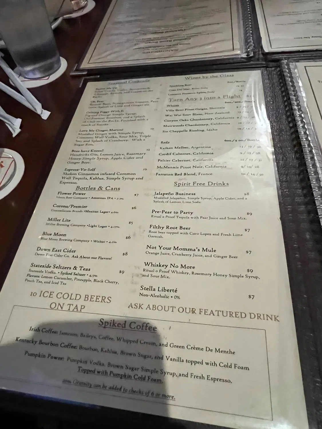 Plumsteadville Inn Menu - Updated November 2025