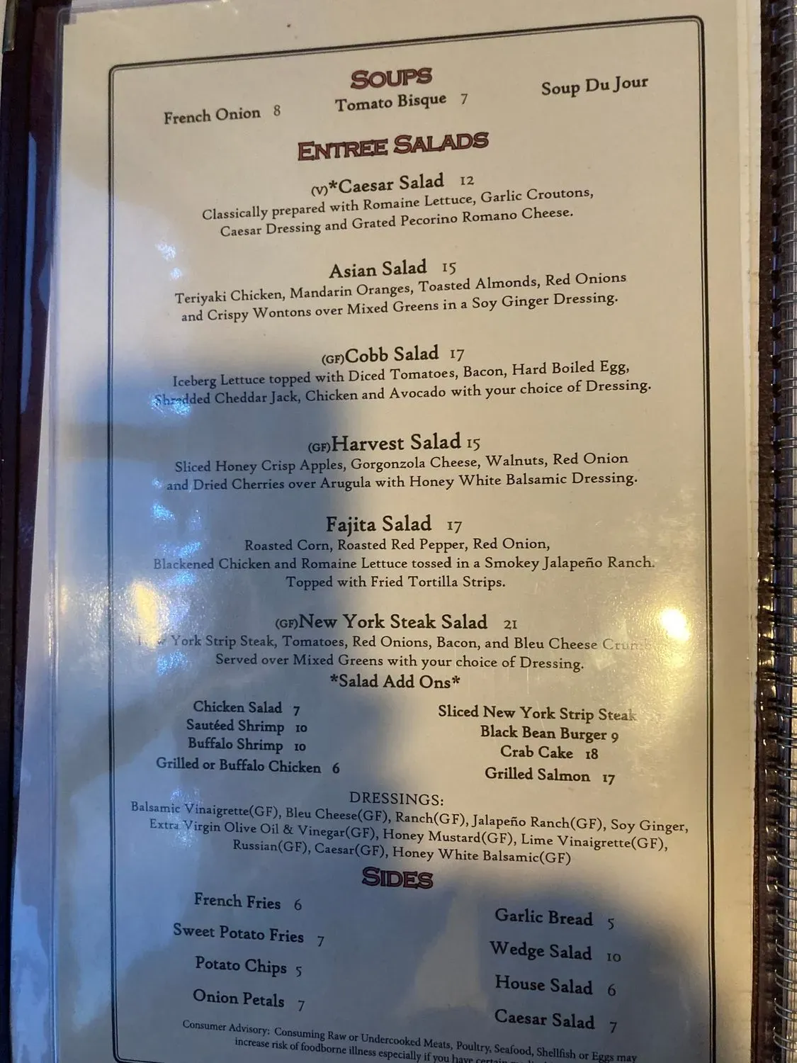 Plumsteadville Inn Menu - Updated November 2025