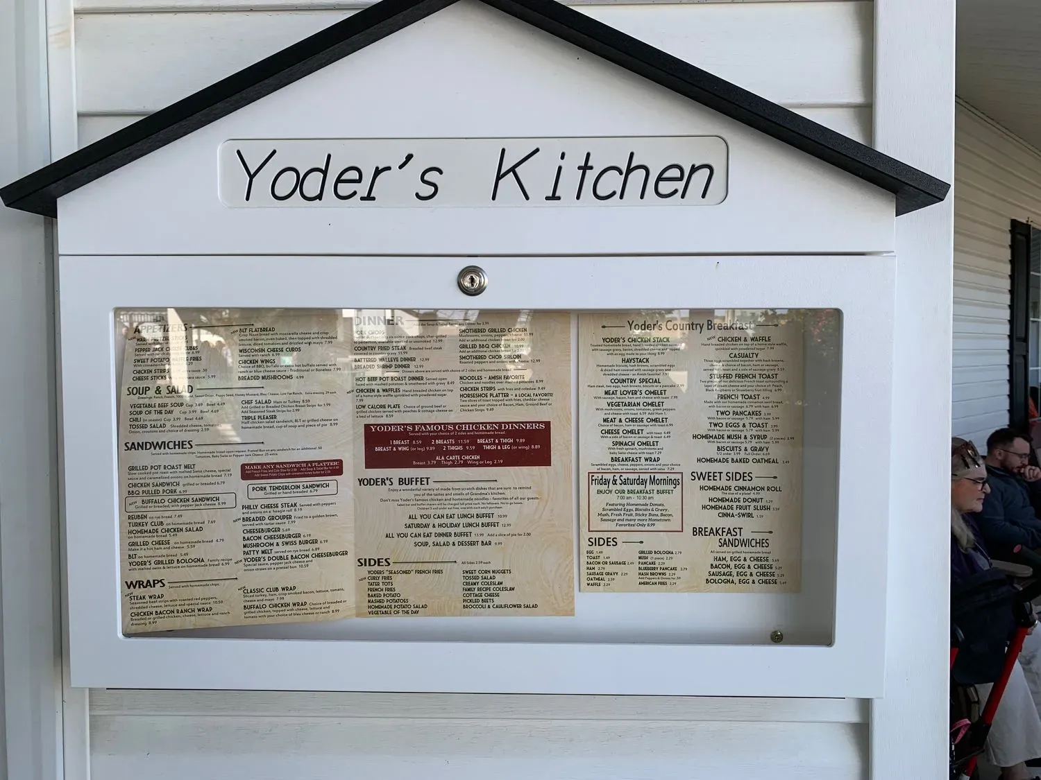 Yoder's Kitchen Menu - Updated October 2025