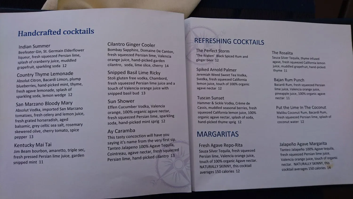 Latitudes - Wentworth By The Sea Menu - Updated November 2025