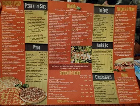 The Original Italian Pizza & Restaurant Menu | Shamokin, PA | Checkle