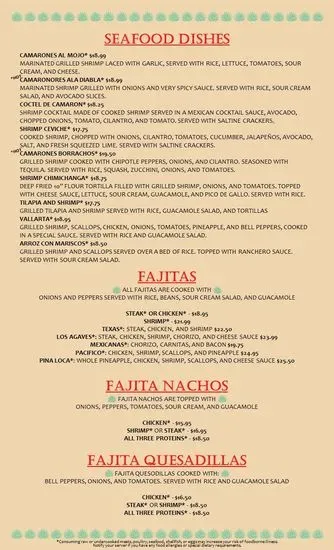 Los Agaves Mexican Restaurant Menu | Fitzwilliam, NH | Checkle