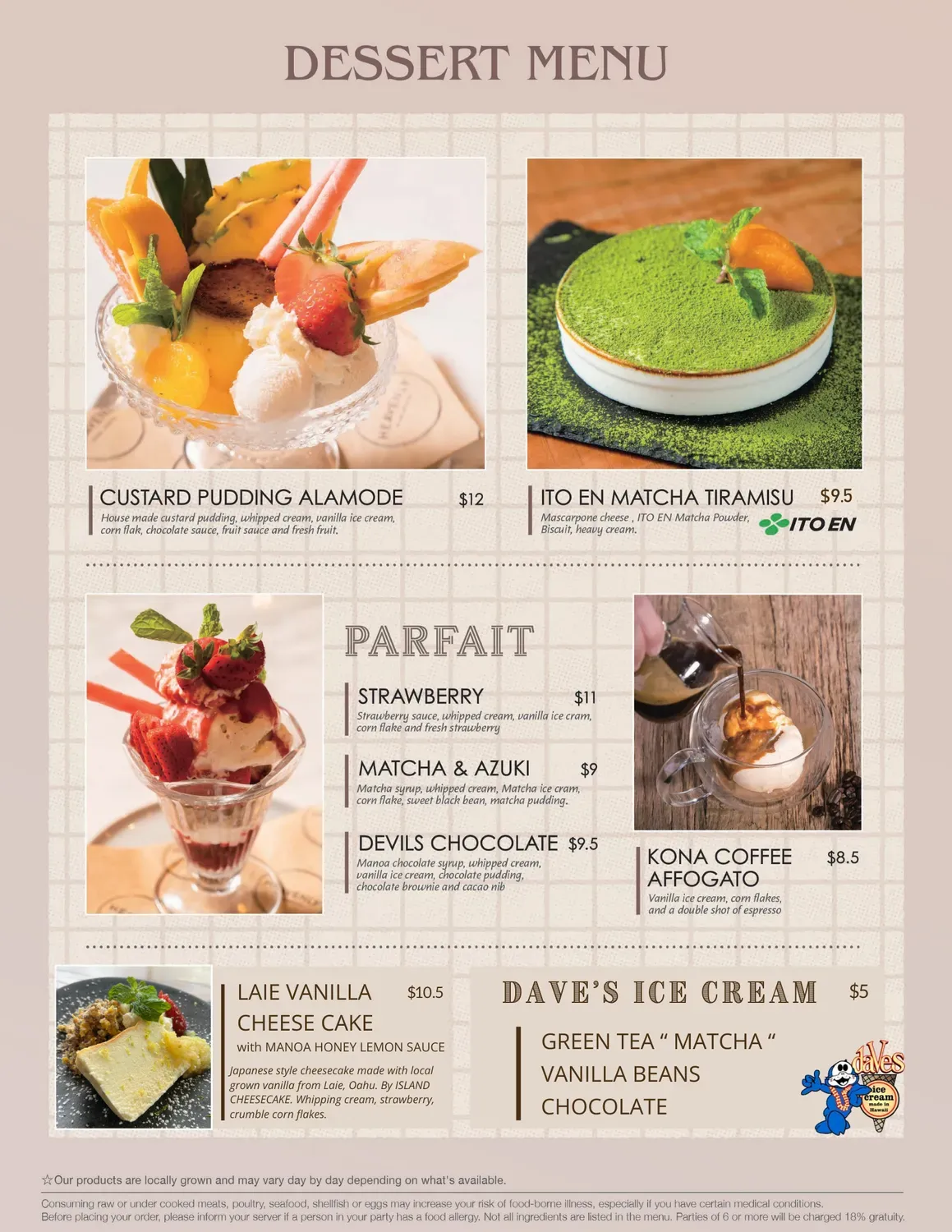 Heavenly Island Lifestyle Hawaii Kai Menu - Updated November 2025