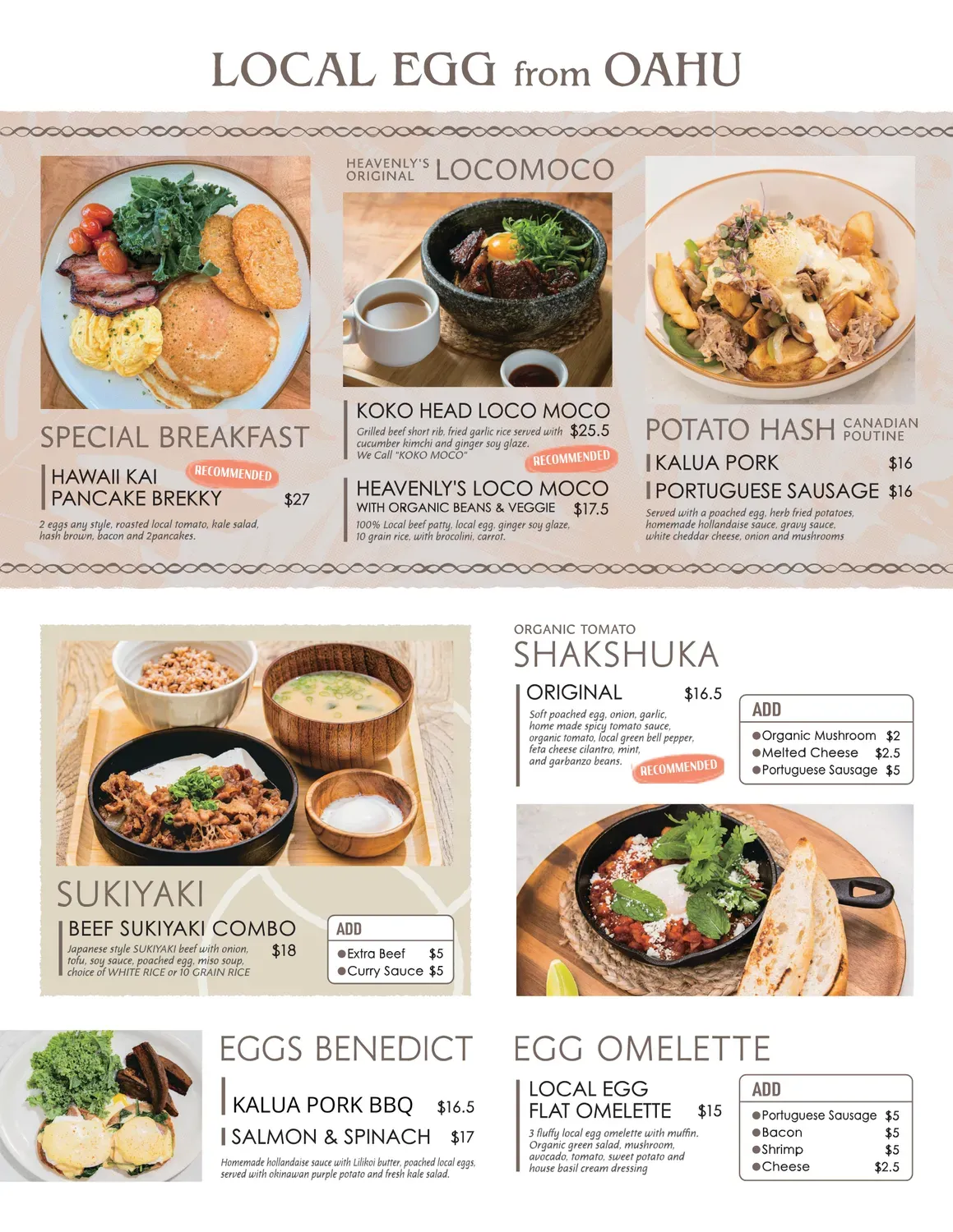 Heavenly Island Lifestyle Hawaii Kai Menu - Updated November 2025