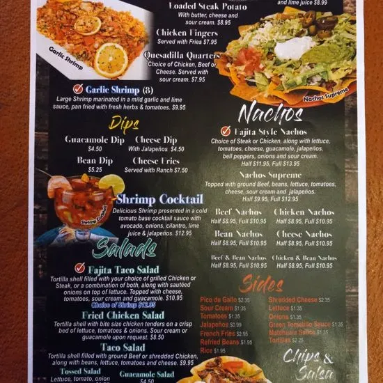 El Amigo Grill 4 Mexican Restaurant Menu | Prattville, AL | Checkle