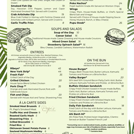 Lanterns Restaurant and Tavern Menu | Waianae, HI | Checkle