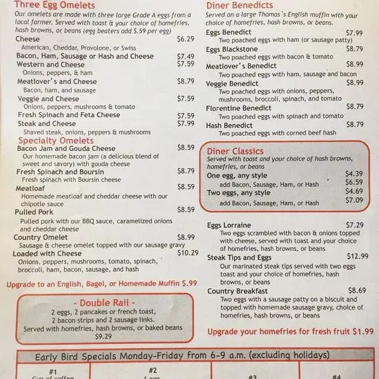 The Union Diner Menu | Laconia, NH | Checkle