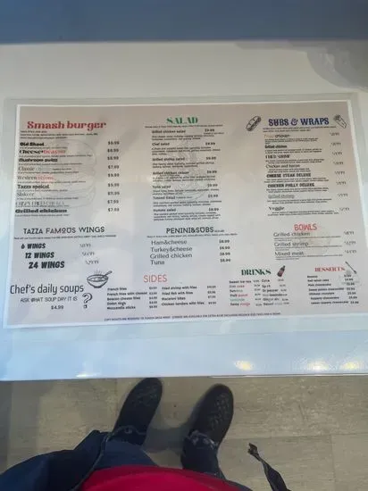Tazza Grill Menu | Emporia, VA | Checkle