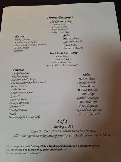 The Velvet Plate Menu | Harvest, AL | Checkle