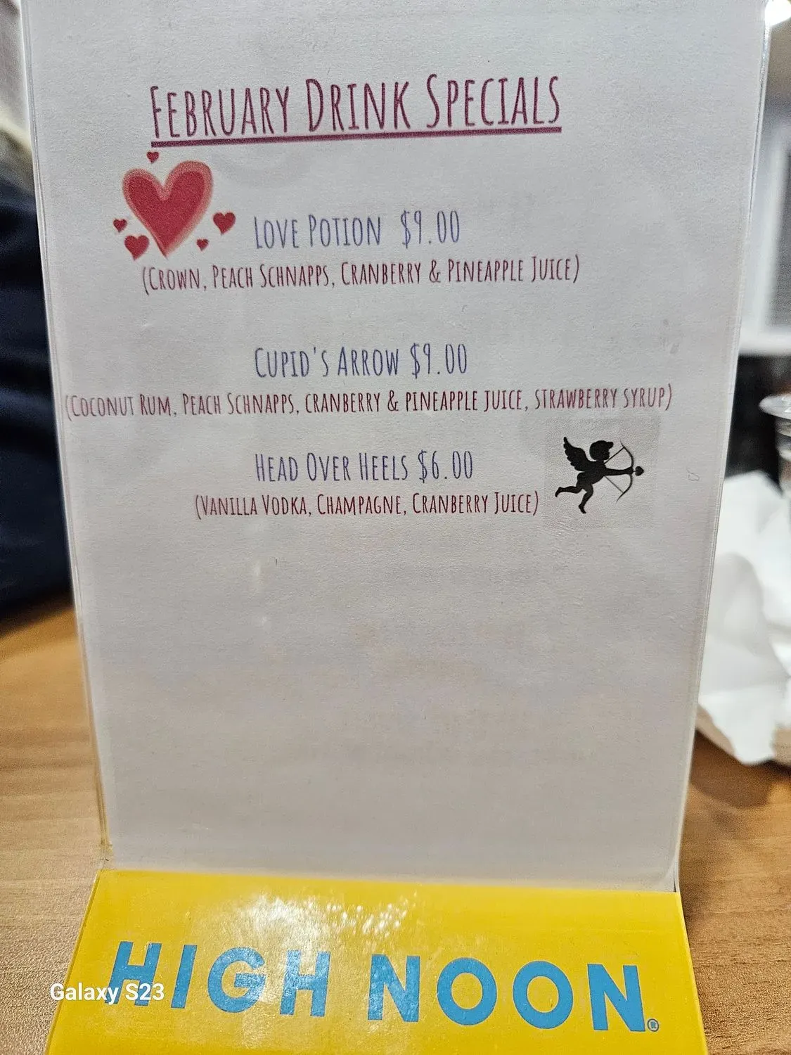 Nooner's Bar and Grille Menu - Updated June 2025