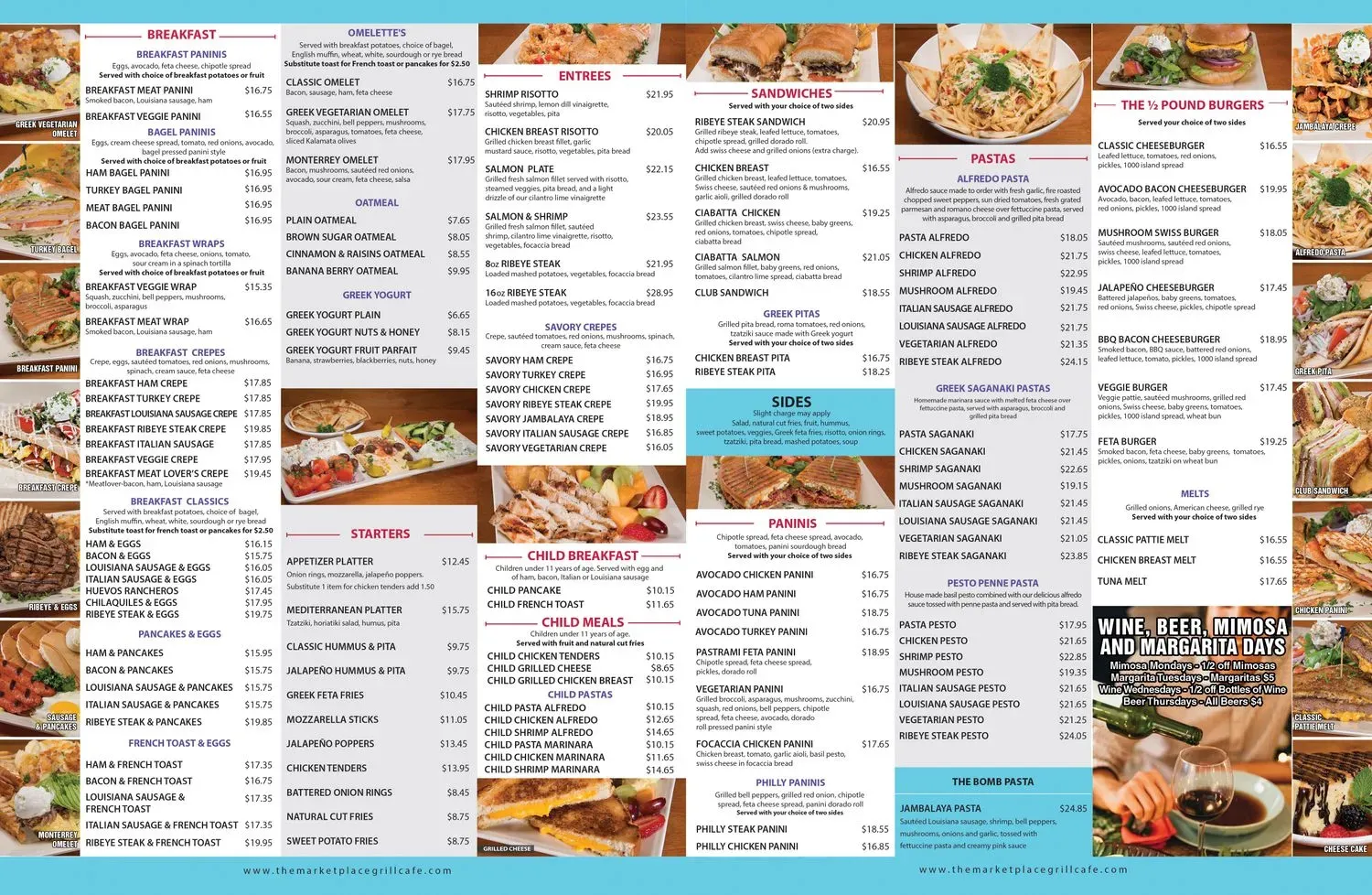 The Market Place Grill | Cafe Downey Menu - Updated November 2025