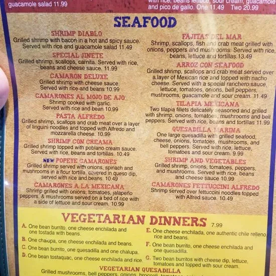 El Rodeo Grande Menu | Prestonsburg, KY | Checkle
