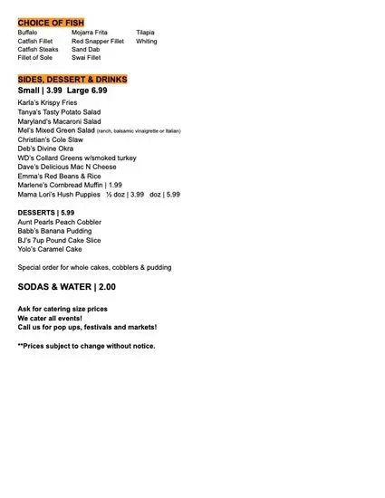 Compton's Original Seafood & Chicken Menu | Compton, CA | Checkle