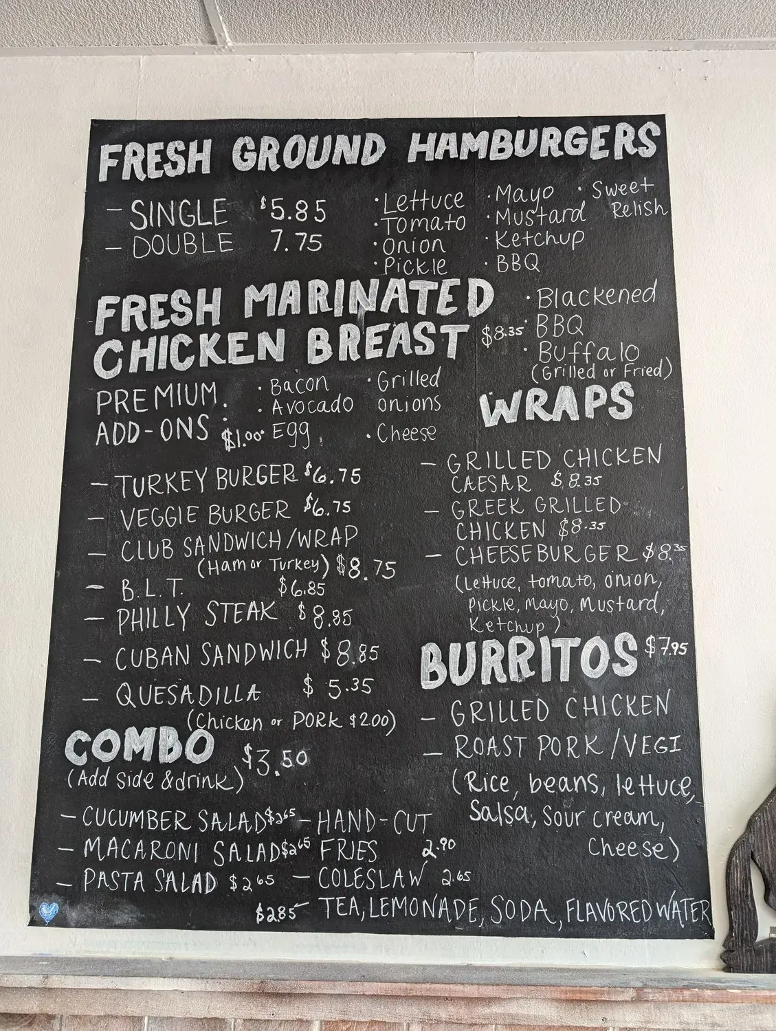 Park 112 Menu - Updated November 2025