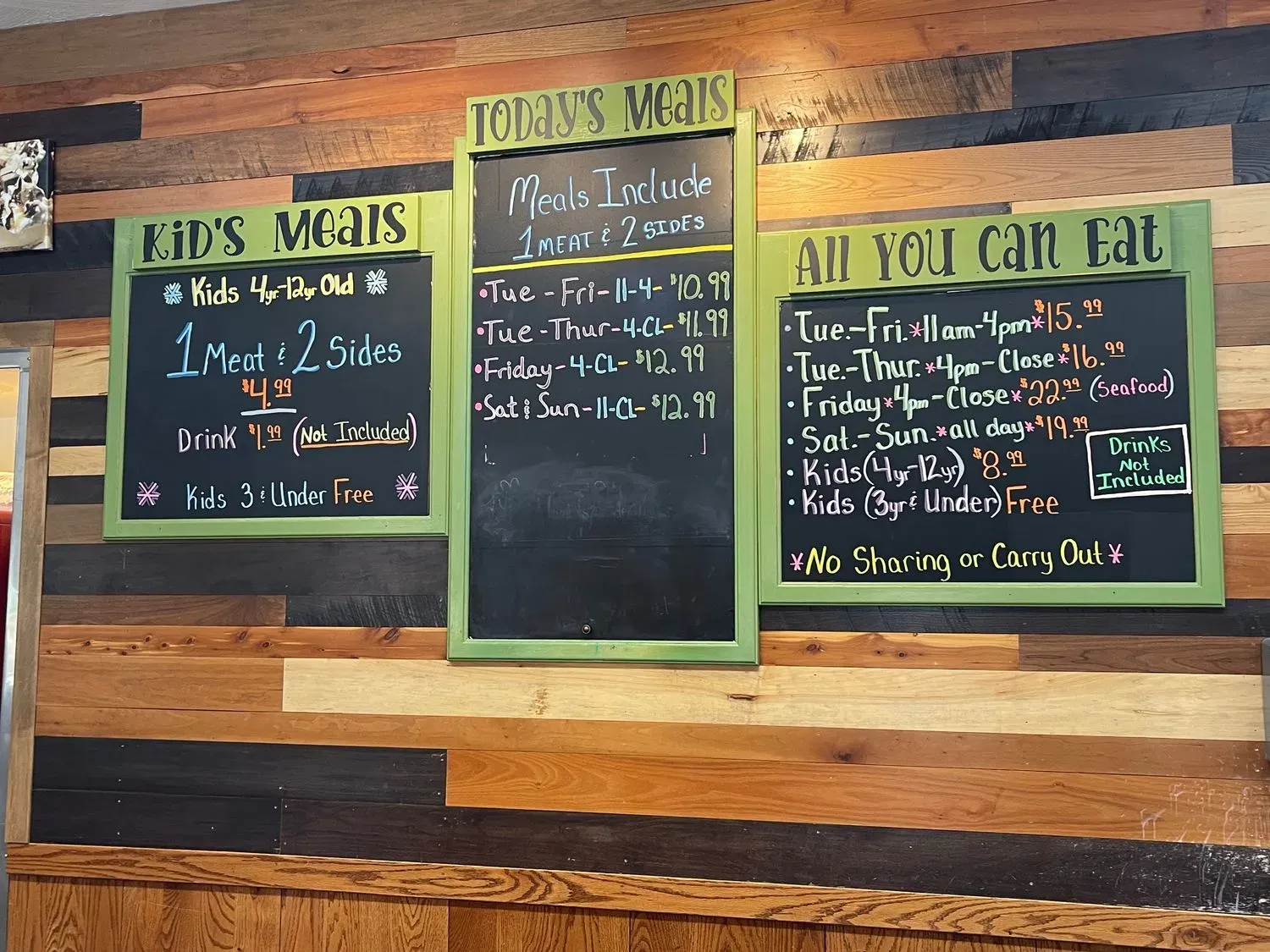 Schwartz Family Restaurant Menu - Updated November 2025