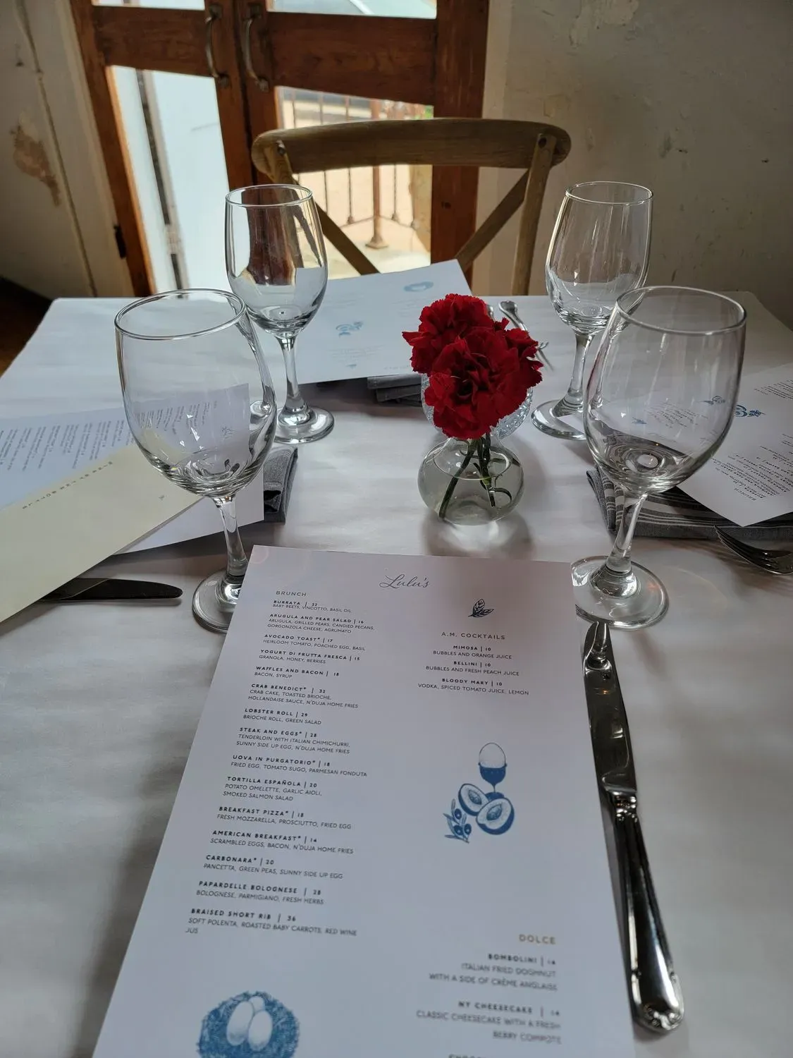 Lulu's (Round Top) Menu - Updated October 2025